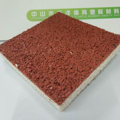 China Spray Coat Basketball Court Flooring , 13mm Modular Sports Flooring With SBR Cushion Layer for sale