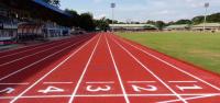 China EPDM Rubber Athletic Track Flooring Materials  Spike Resistant for sale