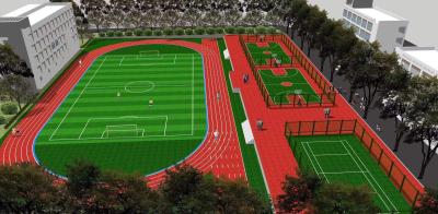Cina Pavimentazione di sport del poliuretano per la costruzione di superficie di atletica atletica sintetica all'aperto in vendita