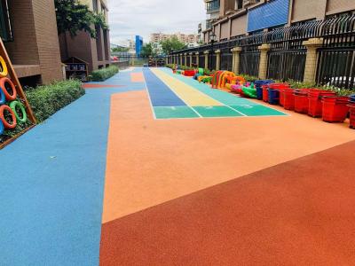 China 1mm Colored Rubber Granules For Kids Playground Flooring Surface Recreation for sale
