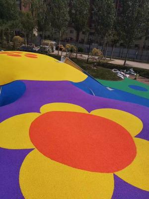 Cina Bagnati variopinti versano i granelli di gomma di EPDM per la pavimentazione di gomma pareggiante della pista del percorso di camminata in vendita