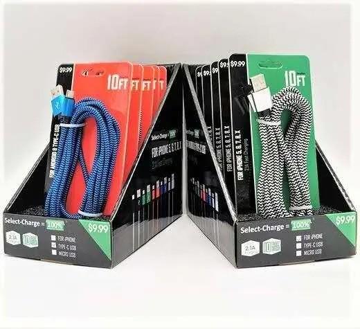 Quality USB 3.0 Connector Nylon Braided Cable 2A Fast Charging Data Cable For Phone Charger for sale