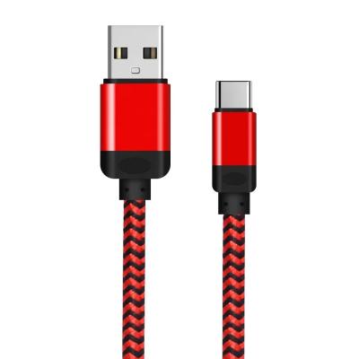 China 2A Fast Charging Speed Data Cable USB Nylon Braided Cable Connector USB 2.0 Connector for sale