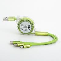Quality 3A Fast Charging Data Cable Type-C 3 in 1 Retractable USB Cable For Android for sale