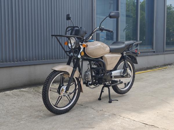 Quality Electric Kick Start Engine Chopper Motorbike 110CC With Painted Bumper Muffler Street Legal Motorcycle Supplier for sale