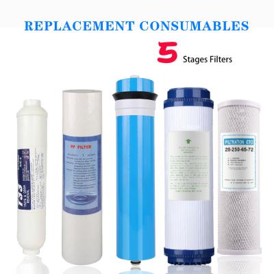 China Kitchen Use 95% Reverse Osmosis Drinking Water Filter System Ro Filtration for sale