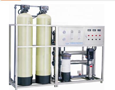 China 1500LPh Double Stage RO System Water Plant for sale