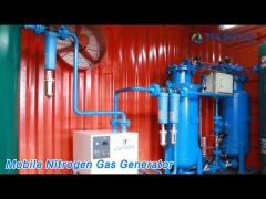 Generatore di gas adesivo PSA mobile ad alta temperatura 60 Nm3/h