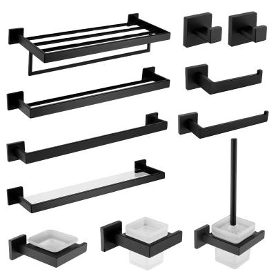 China Sustainable Bathroom Accessories Set Eco Friendly Bathroom Hardware Accessories Set Wall Mounted for sale