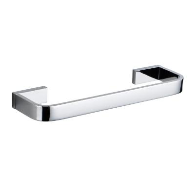 China Heater Wall Mount Bath Towel Rack Chrome 304 Stainless Steel Hangers Bathroom Accessories Towel Rack 30cm Brass Hardware Set for sale