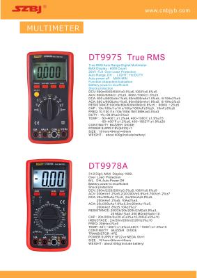 China DT9978A 200M 700V 20K Mini Digital Multimeter for sale