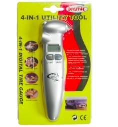 China 1 Bar 15.5psi 100kpa Digital Car Tyre Pressure Gauge for sale