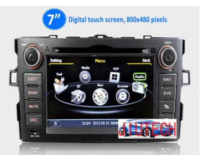 China Car Stereo DVD GPS for Toyota Auris Corolla Satnav Autoradio Multimedia GPS iPod for sale