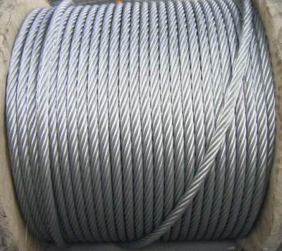 China high quality galvanized/ungalvanized steel wire rope 6*37+FC 6*37W+IWR for sale