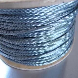 China galvanized/ungalvanized elevator steel wire rope 8*19W+FC 8*19W+IWR for sale