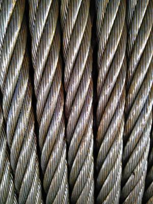 China line contacted galvanized steel wire rope for lifting 8*36WS+FC 8*36WS+IWR for sale