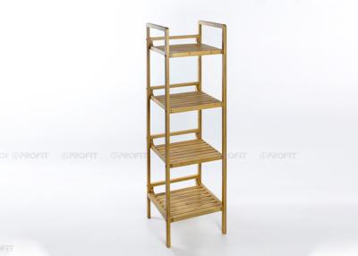 Cina scaffale di bambù di stoccaggio del bagno di larghezza di 30cm in vendita