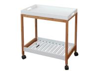 China BSCI Width 55cm 2 Tier Kitchen Trolley Unit for sale