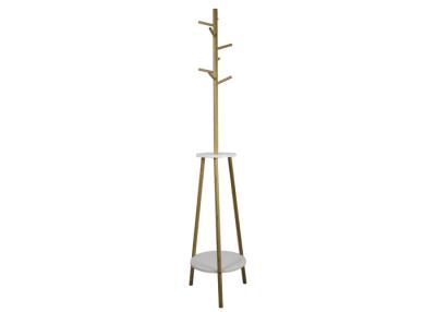 Cina 7 scaffali stanti del cappotto di profondità 35cm dei ganci MDF e di bambù in vendita