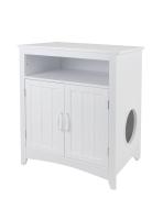 China Knock Down MDF Cat Litter Box Enclosure For Study Room for sale