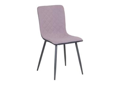 China 50cm Length Sculpted Back Fabric Side Chair With 70kg Loading Capacity for sale
