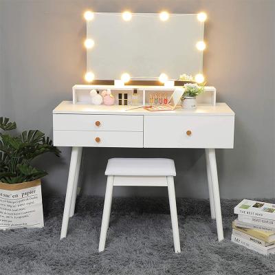 Cina Comodino di legno rispecchiato di legno solido dell'apprettatrice del MDF con la pittura di NC in vendita