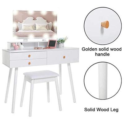 Cina Comodino di legno rispecchiato di legno solido dell'apprettatrice del MDF con la pittura di NC in vendita