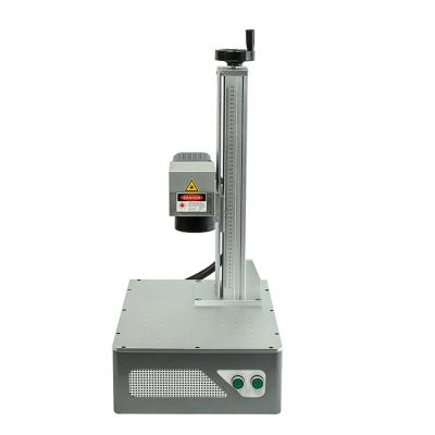 China 3D Mini Draagbare Vezellaser die Machine voor Metaal merken Te koop