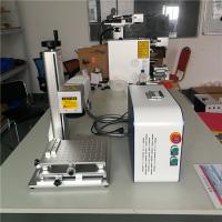 China Mini Desktop Portable Laser Marking Machine For Metal for sale