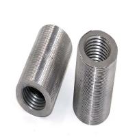 China 12-50mm Rebar Coupler Parallel Thread Splice Sleeve 45# Carbon Steel 630MPa for sale