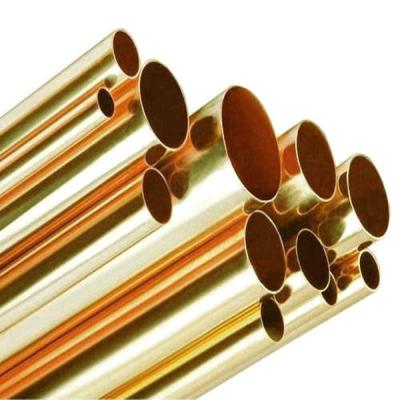 Cina D'ottone di rame di C11000 C12000 99,9% profilato tondo per tubi 0.1-8.0mm 0.03-2.5mm in vendita