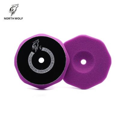 China 5 Inch  DA Foam Buffing Pad North Wolf Car Detailing Foam Pad Car Polisher Foam Pad for sale
