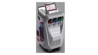 China Gray Car Refrigerant Recovery Machine 10 Inch Touch Screen With Flushing Function for sale