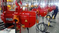 China 30 Ton Single Phase Electric Chain Hoist Hook Type Trolley 3-9m Lifting Height for sale