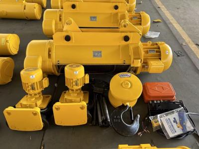 China 10ton MD Electric Wire Rope Hoist double speed Pure Copper Motor for sale
