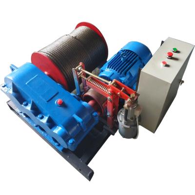 China 5 ton capacity 380V power supply electric winch with 15m/min slow speed for marine and construction use for sale