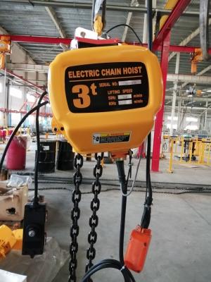 Cina 380V 50HZ ha motorizzato il tipo fisso di sollevamento del paranco a catena del carrello in vendita