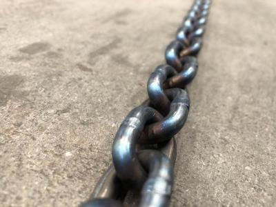 Cina Massimo 32mm catena di sollevamento G80, lucidatura e catene di sollevamento annerite il nero in vendita