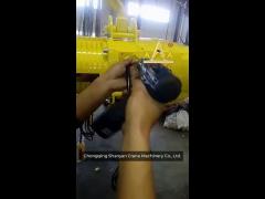 220v - 440v electric chain hoist leading crane steel material 3m standard lifting height
