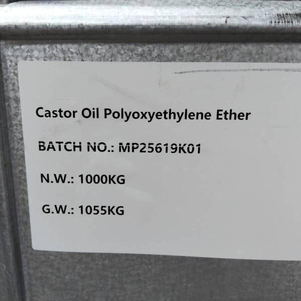 Quality PEG-40 Castor Oil Ethoxylate Nonionic Surfactant for Emulsification for sale