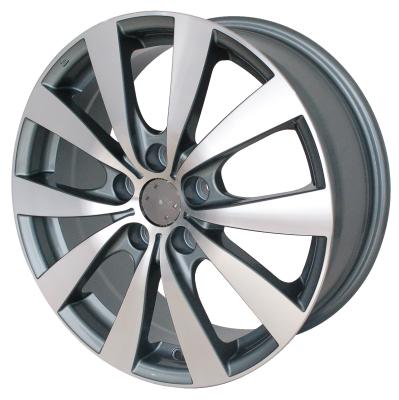 Cina A 17 pollici di alluminio delle ruote KIN-7041 della lega dell'automobile di ISO/TS 16949 con la macchina di rosso in vendita