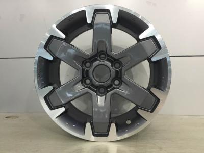 China 17 Inch Alloy Wheels Silver Black Car Wheels Super Concave Design for sale