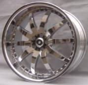 China Faça sob medida as rodas cromadas completamente pintadas da liga do carro de 22x10.5 Kin-176 V-CH com 5 furos à venda