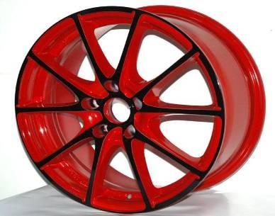 Cina 2013 nuovi l'automobile rossa a 15 pollici della pittura di progettazione Size15 x 6,5 unisce in lega la ruota in vendita