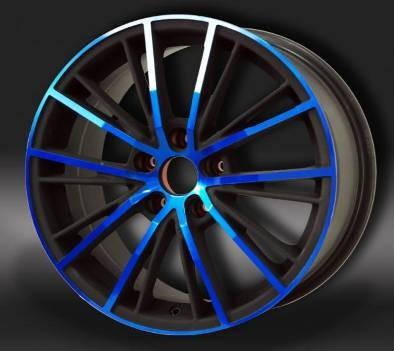Cina 2013 nuovi il blu a 18 pollici di progettazione Size18 X 8,0 ha placcato le ruote delle leghe del fronte per l'automobile in vendita