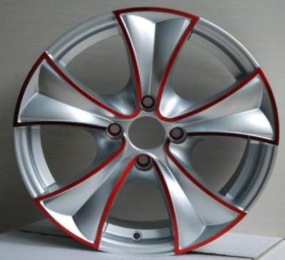 Cina 2013 nuovi ruota d'argento a 15 pollici della lega dell'automobile della pittura di progettazione Size15 x 6,5 in vendita