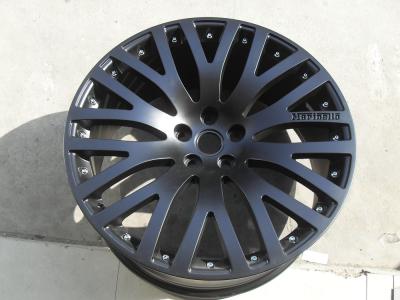 Cina 20x8.5 in pieno ha dipinto il foro a 20 pollici PCD 130 delle ruote 5 della lega dell'automobile nera in vendita