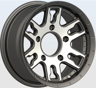 China O carro lustrado liga as rodas, 15 furo 15x7.0 da roda 5 da liga da polegada à venda