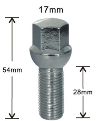 China Universal Auto Alloy Wheel Accessories Bolts Hardware for sale