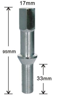 China Universal Auto Alloy Wheel Accessories Bolts Hardware for sale